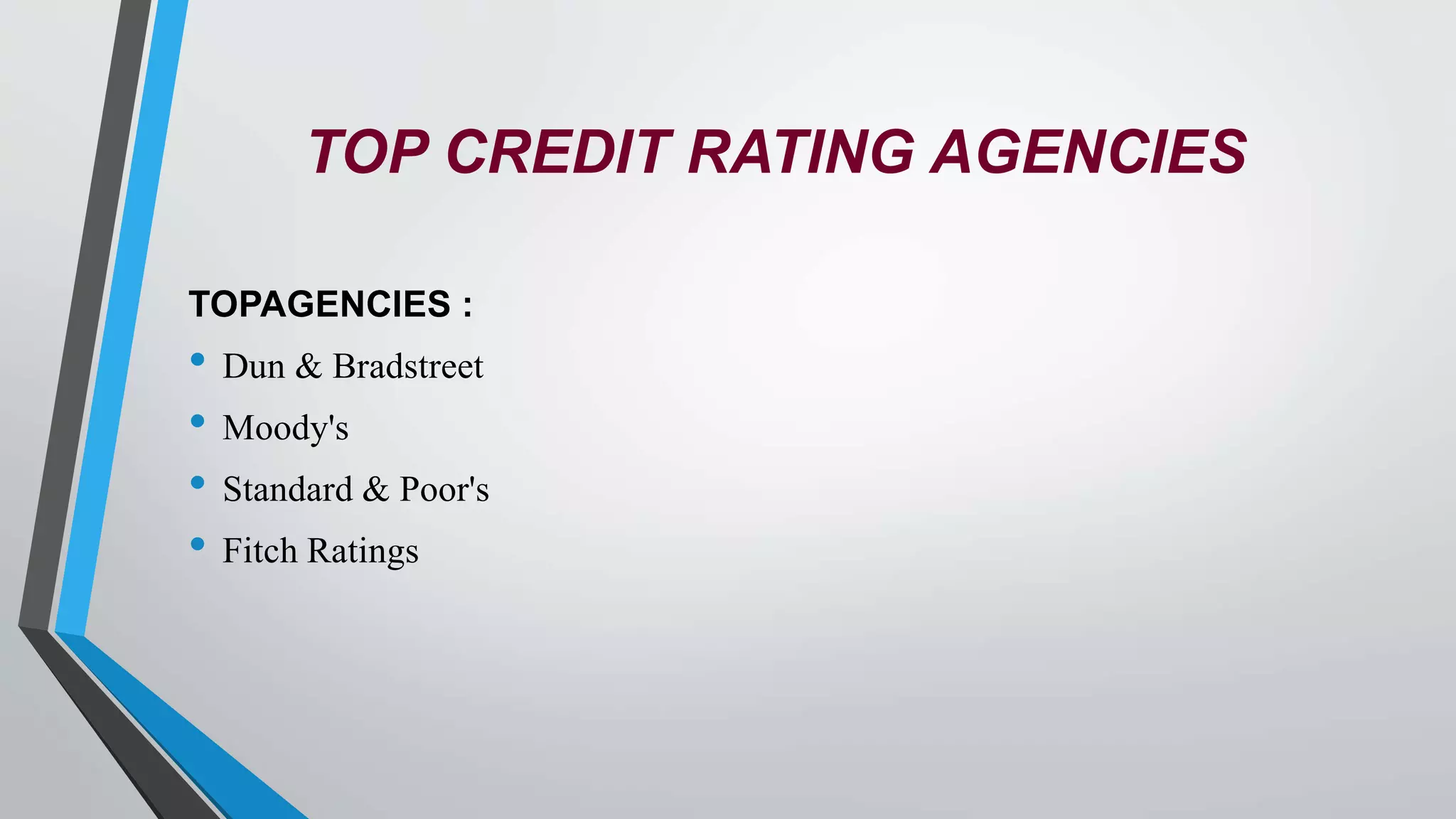 CREDIT RATING METHODOLOGY | PPTX