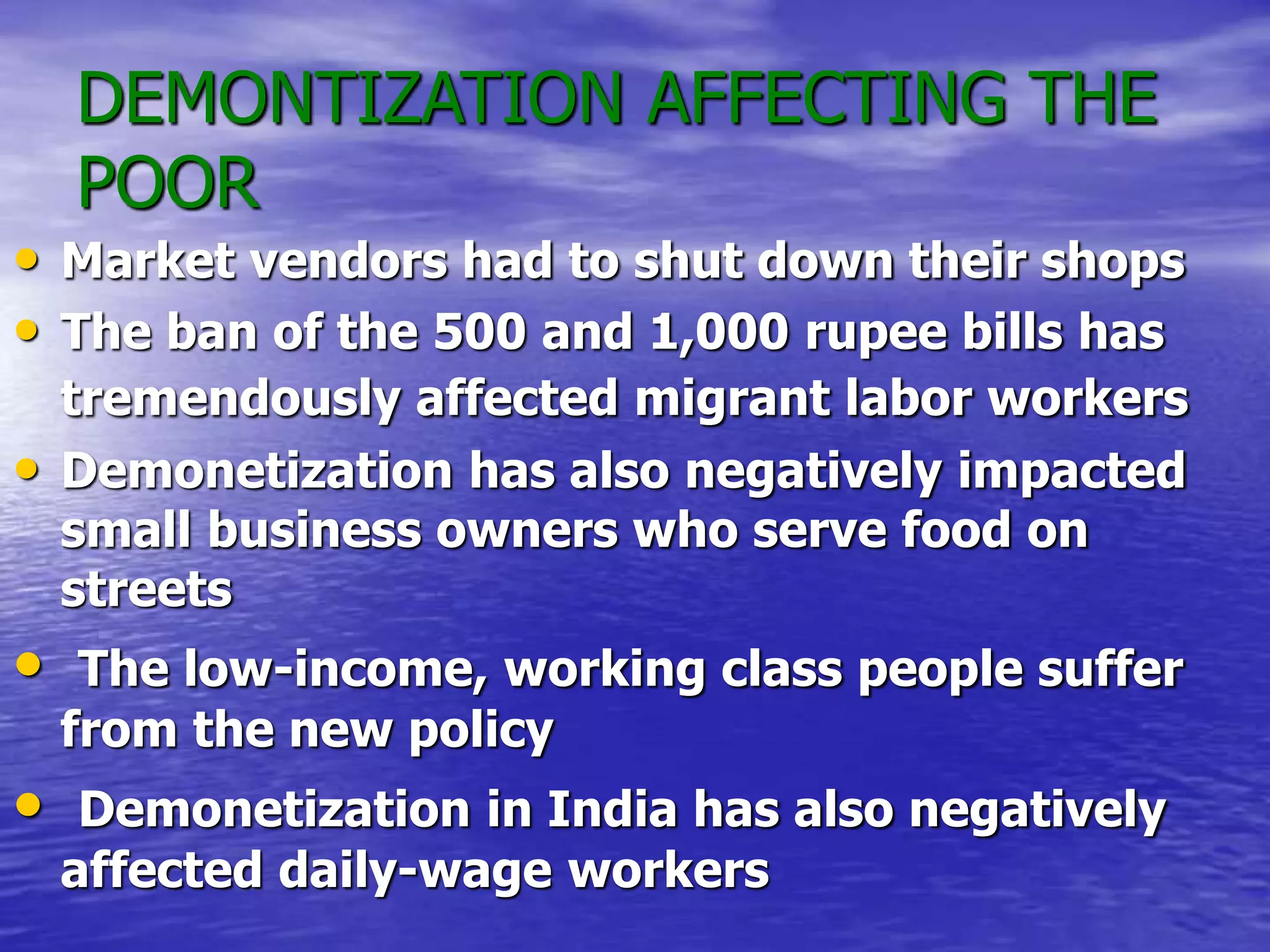Demontisation | PPT