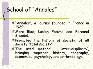 C5 - Schools of History | PPT