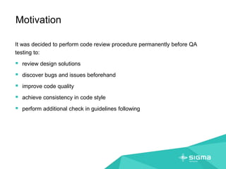 Code review process with JetBrains UpSource | PPT