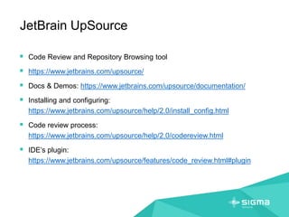 Code review process with JetBrains UpSource | PPT