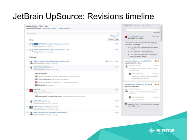 Code review process with JetBrains UpSource | PPT