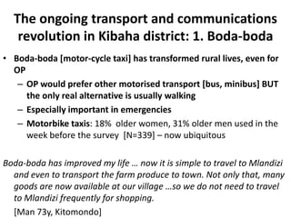 Making new connections: transport, mobilities and mobile phones in sub ...