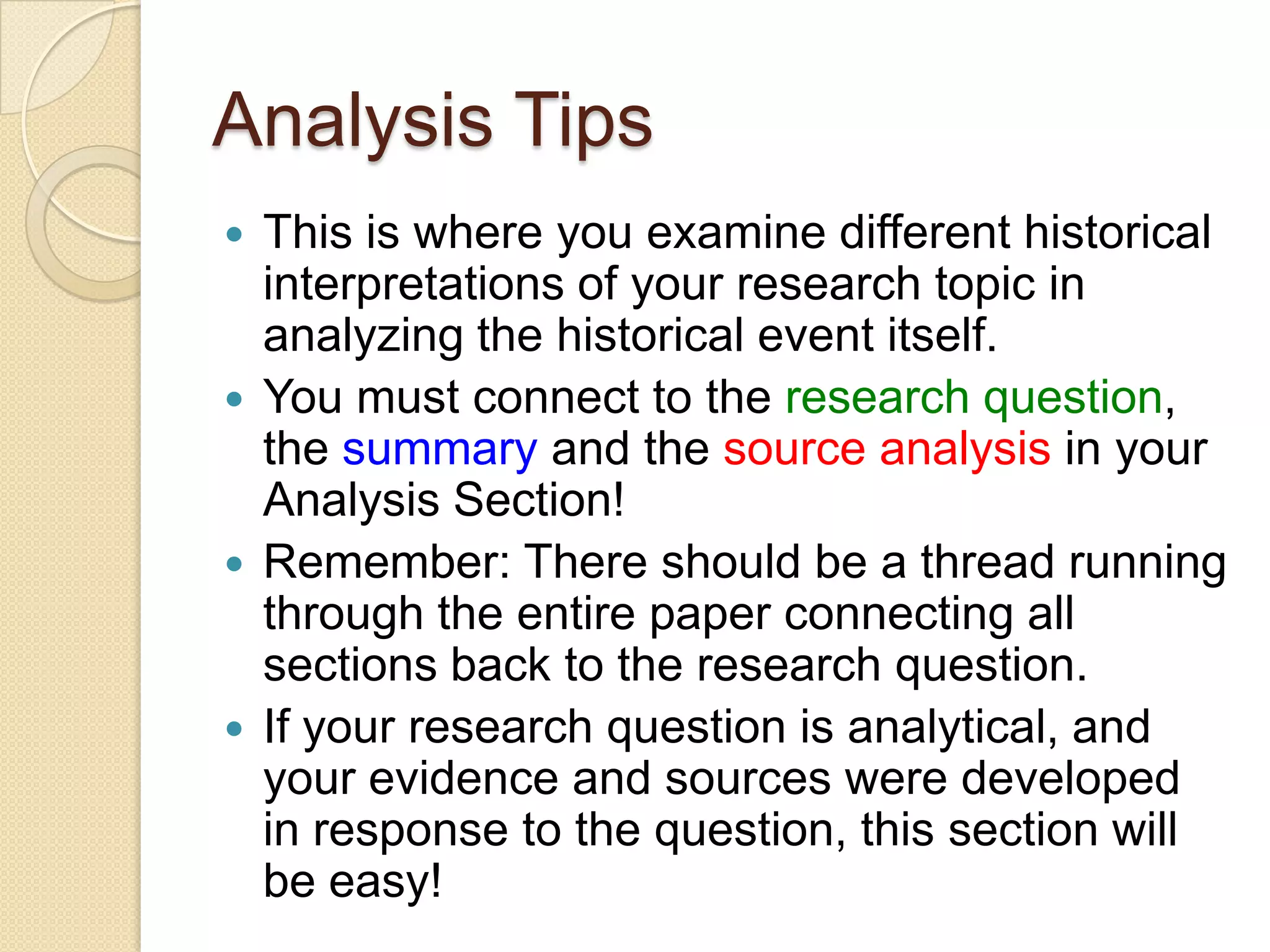 Ib History Internal Assessment--William J. Tolley | PPTX
