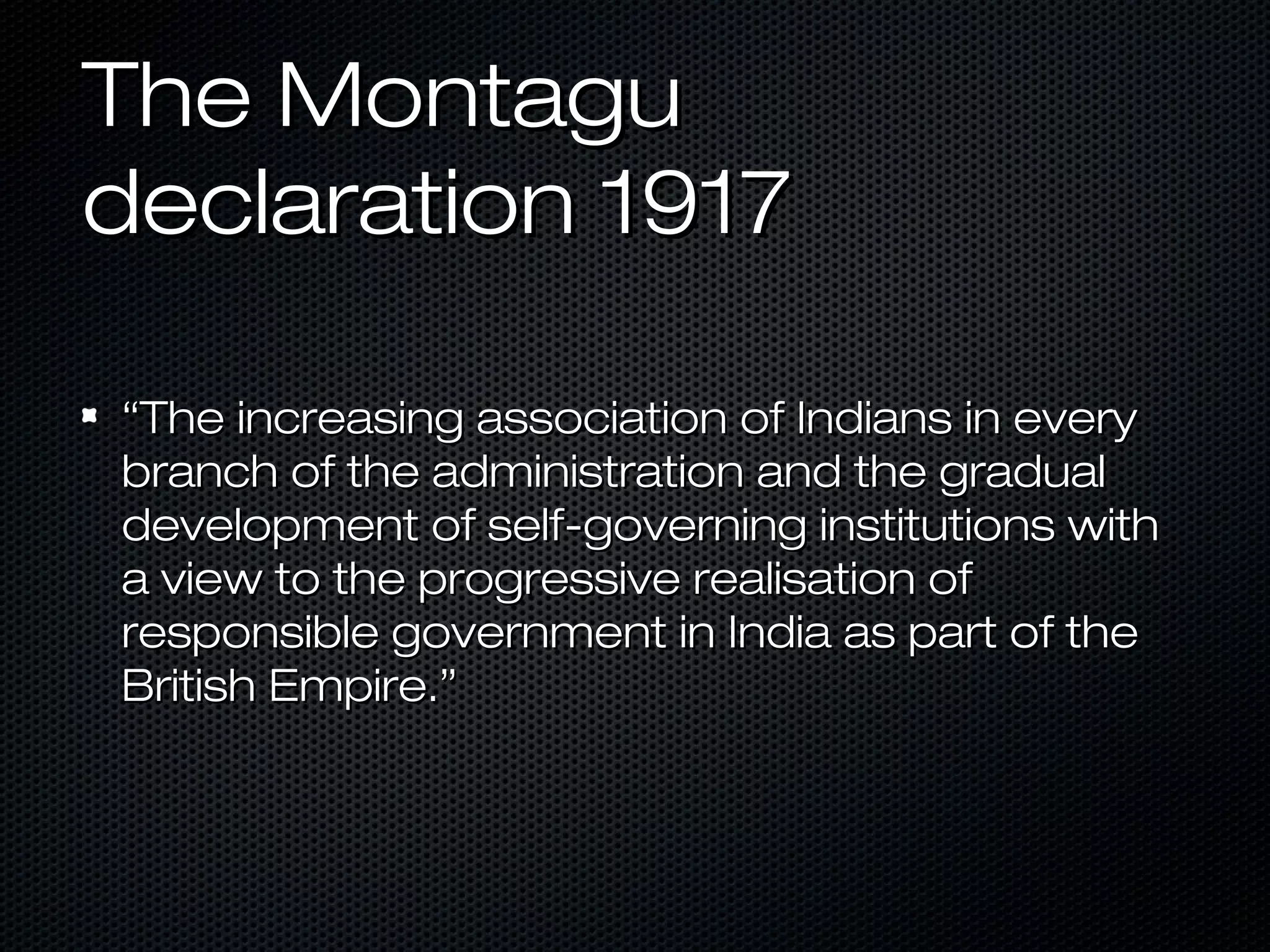 Ib hl govt of india act 1919 | PPT