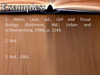 Ibid Footnotes | PPTX