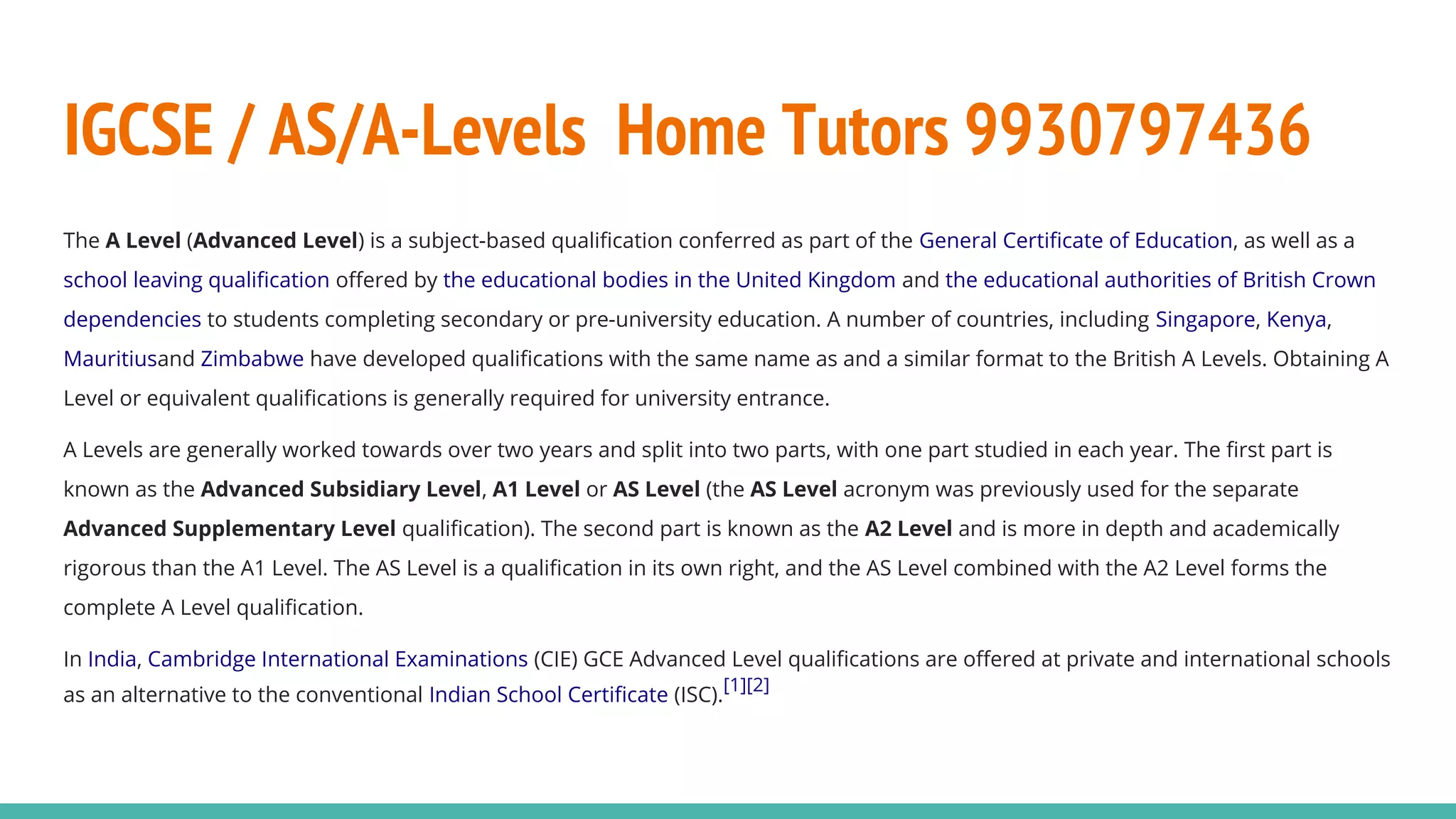 Igcse Checkpoint Math English Teacher Versova Andheri 9O82185667 | PDF