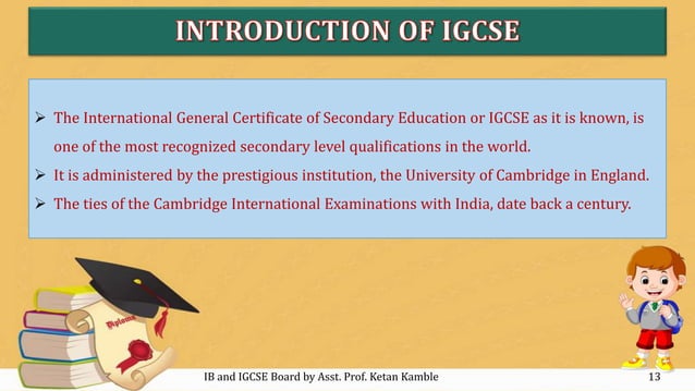 IB IGCSE BOARD | PPT
