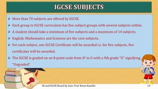 IB IGCSE BOARD | PPTX