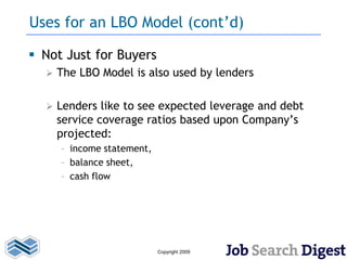 LBO Training Summary | PDF