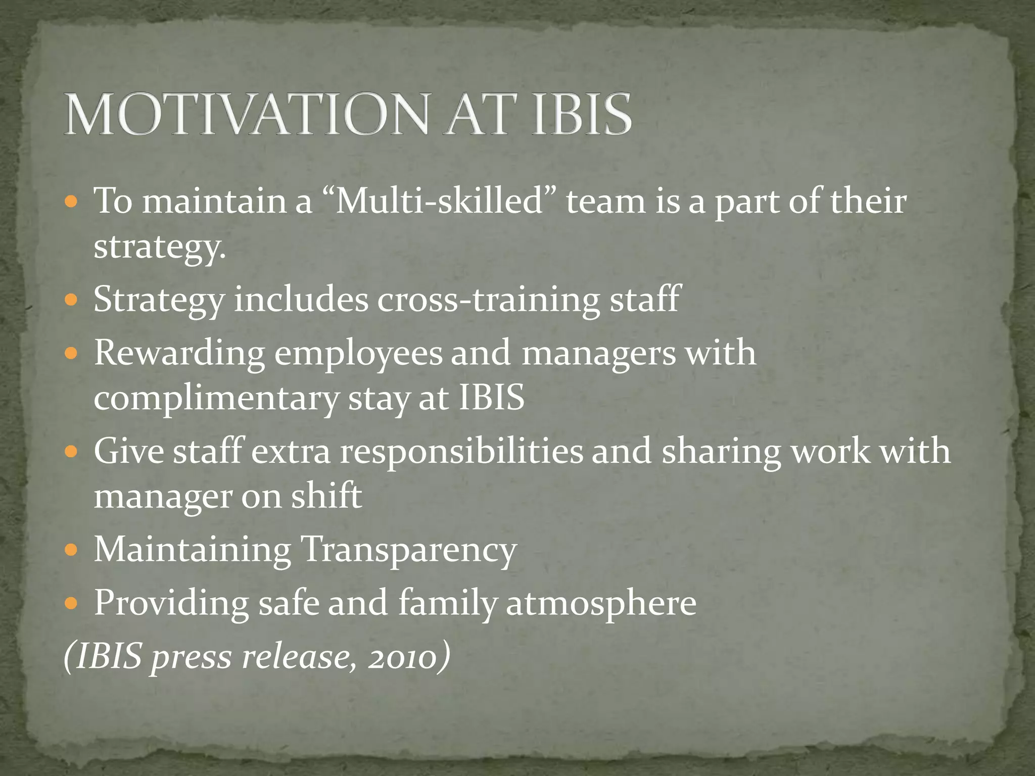 Ibis leadership presentation[new] | PPTX