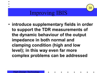 IBIS MODELING FOR WIDEBAND EMC APPLICATIONS | PDF
