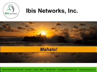 Ibis networks EastMeetsWest | PDF | Business | Business and Finance