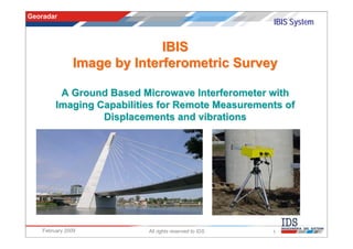 A Ground Based Microwave Interferometer with Imaging Capabilities for ...