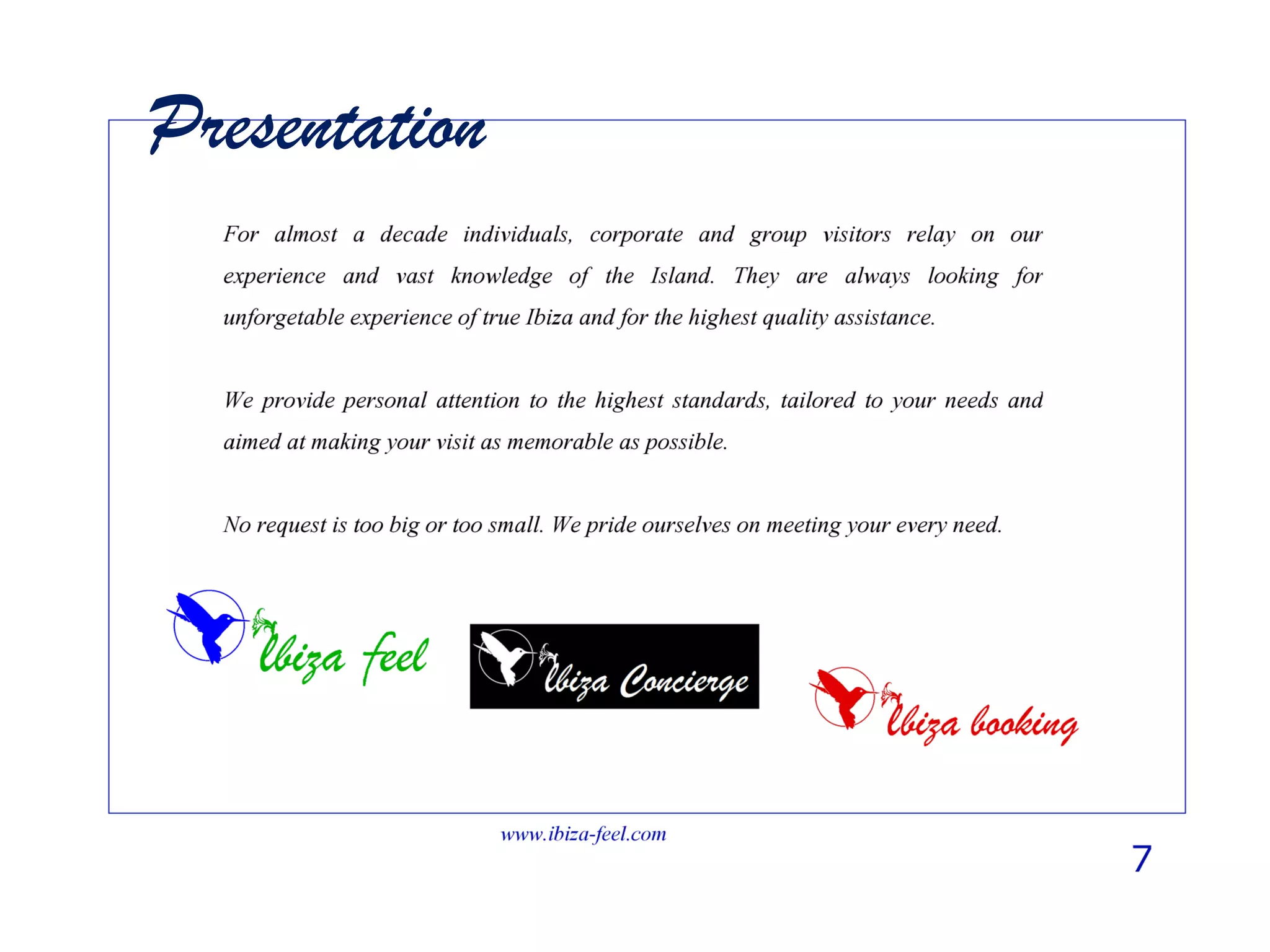 Ibiza feel presentation | PDF