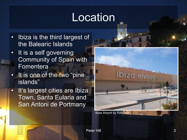 Ibiza presentation final | PPT