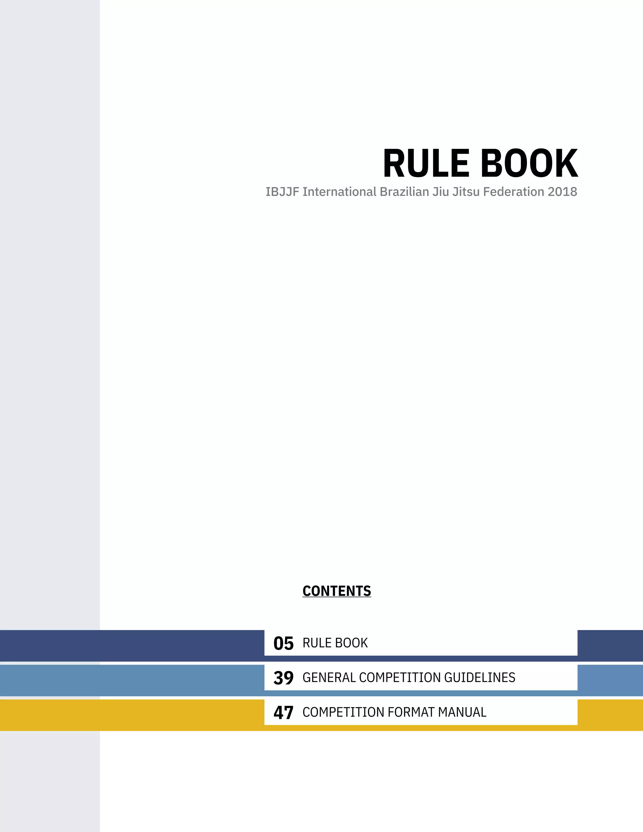 Ibjjf rules book_v5.1.1_en-us | PDF