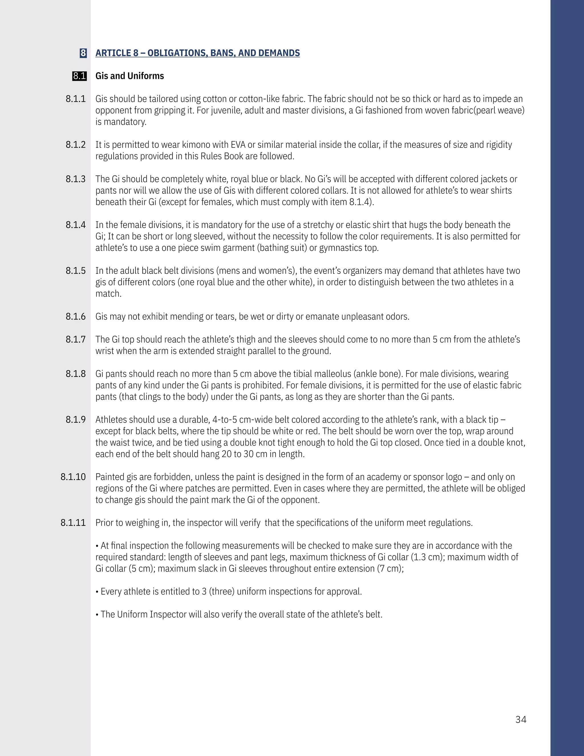 Ibjjf rules book_v5.1.1_en-us | PDF