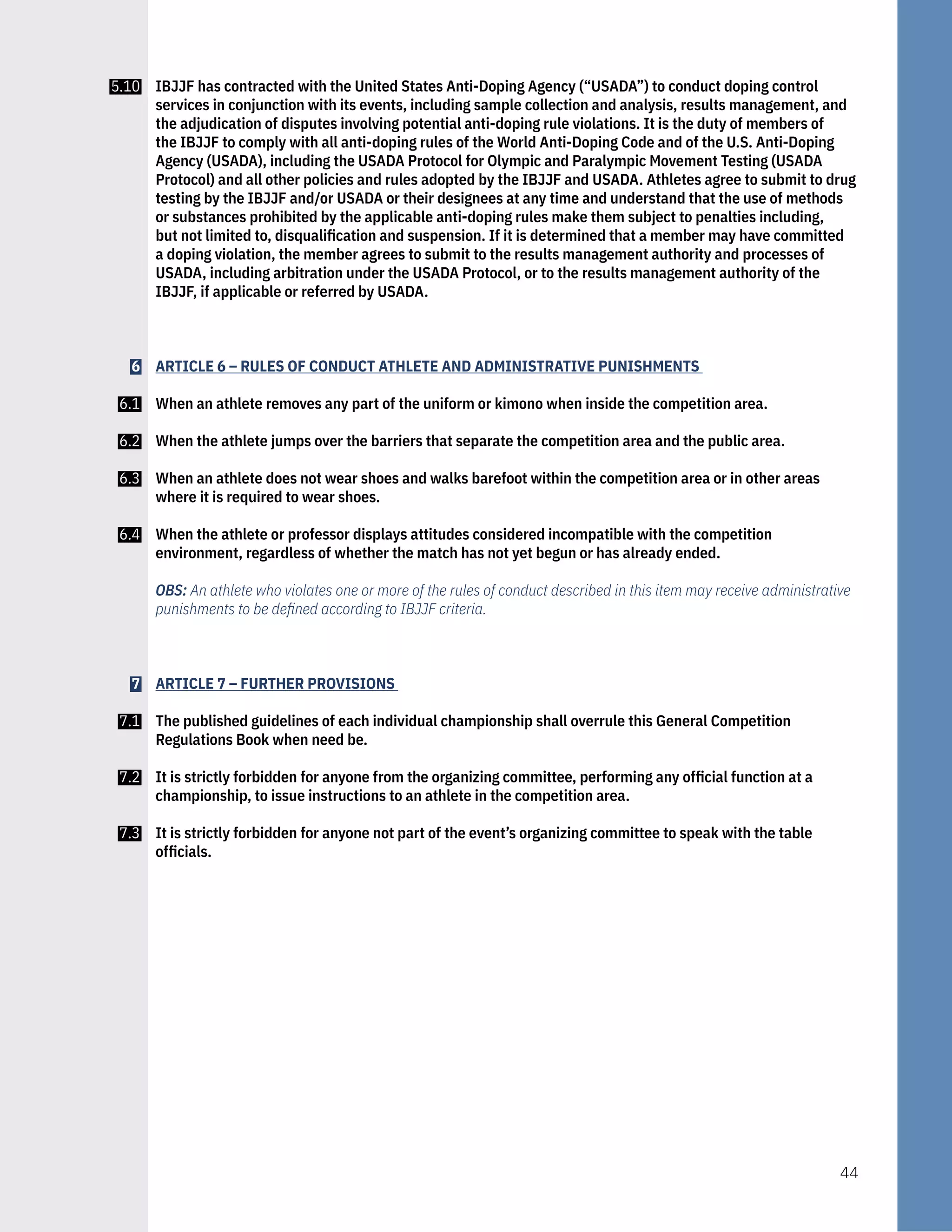 Ibjjf rules book_v5.1.1_en-us | PDF