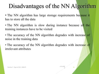 Instance Based Learning in Machine Learning | PPT