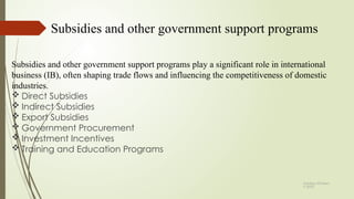 Govt intervention in international business.pptx