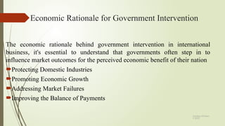 Govt intervention in international business.pptx