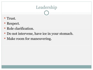 Intention based leadership | PPT