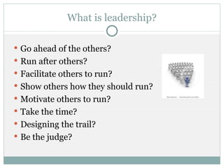 Intention based leadership | PPT