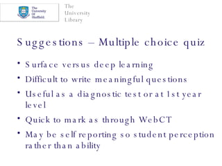 Assessing Information Literacy | PPT