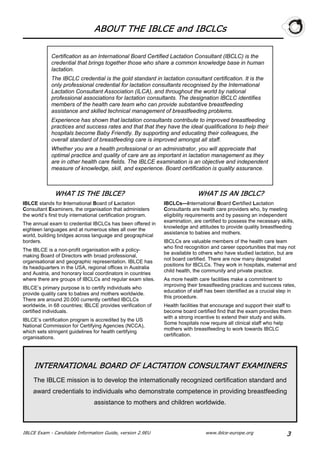Iblce Regional Office In Europe Candidate Information Guide | PDF