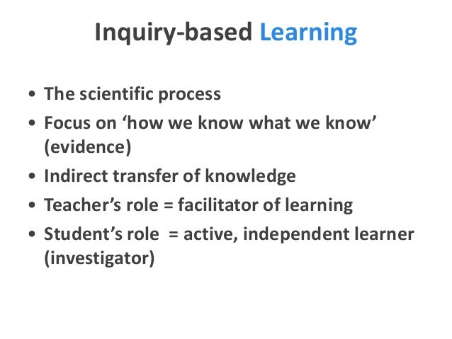 Inquiry Based Science Education: How to implement IBSE in your lesson