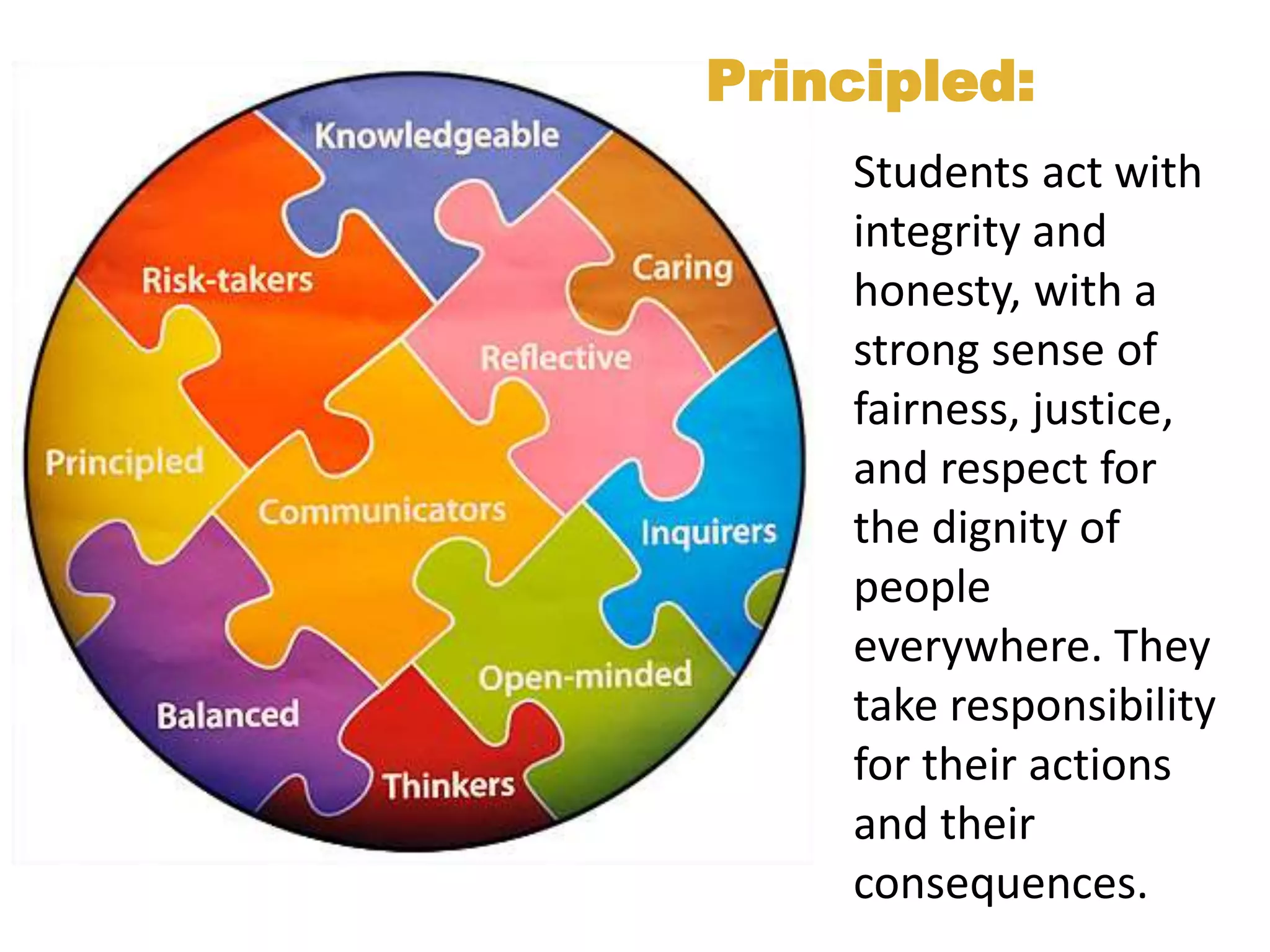 Ib learner profile | PPTX