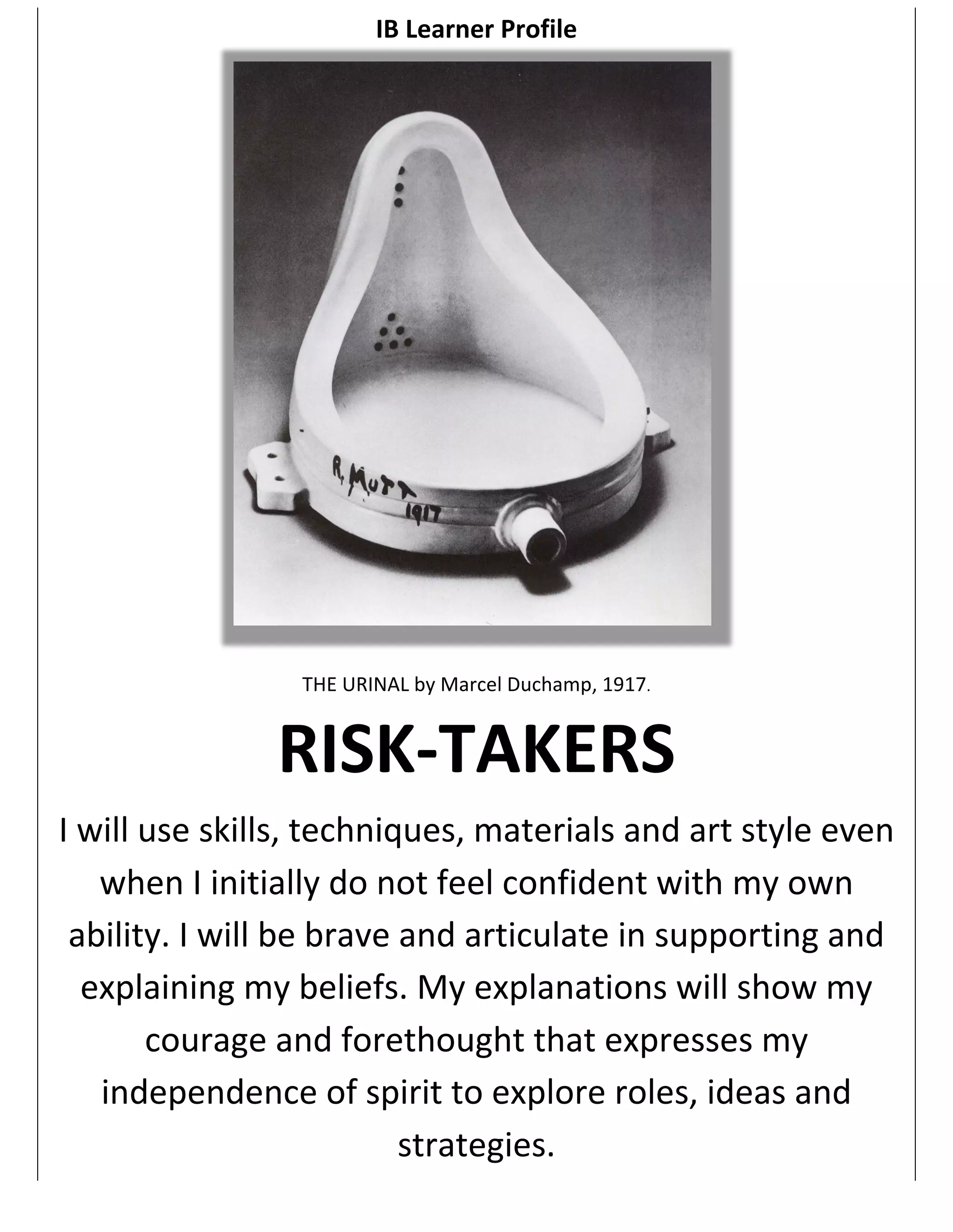 Ib learner profile1 | PDF