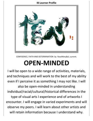 Ib learner profile1 | PDF