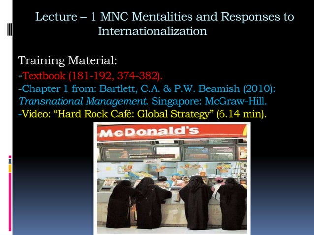 International business lecture 1 - ppt notes | PPT International business lecture 1 - ppt notes | PPT