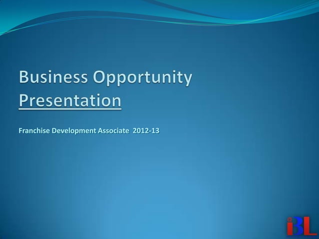 Ibl franchiche presentation | PPT
