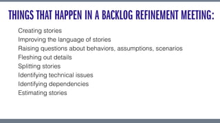 Continuous backlog refinement mha 2017 | PDF | Technology & Computing