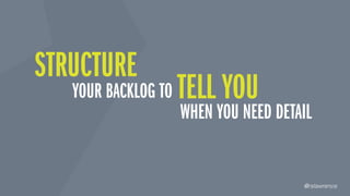 Continuous backlog refinement mha 2017 | PDF | Technology & Computing