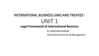 IBLT UNIT 1 PART 1 PROF DR KANCHAN.pptx