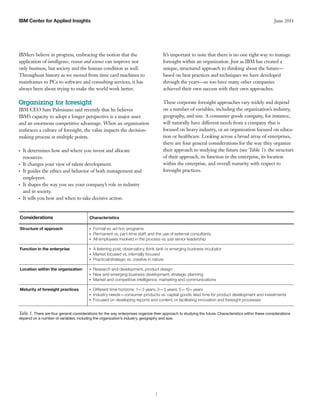 Ibm 100 years of foresight | PDF