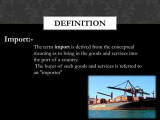 EXPORT IMPORT PROCEDURES & DOCUMENTATION | PPT
