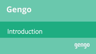 Case Study on Gengo business Model | PPTX