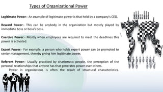 ORGANIZATIONAL POWER AND POLITICS | PPTX