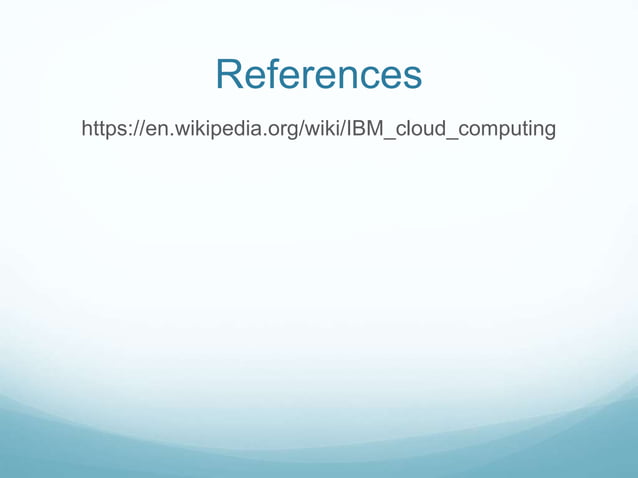 IBM Cloud Computing | PPTX