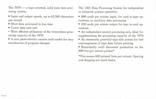 IBM’s Premiere of Products (1959) | PPT