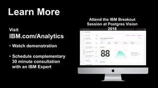 Postgres Vision 2018: AI Needs IA | PPT