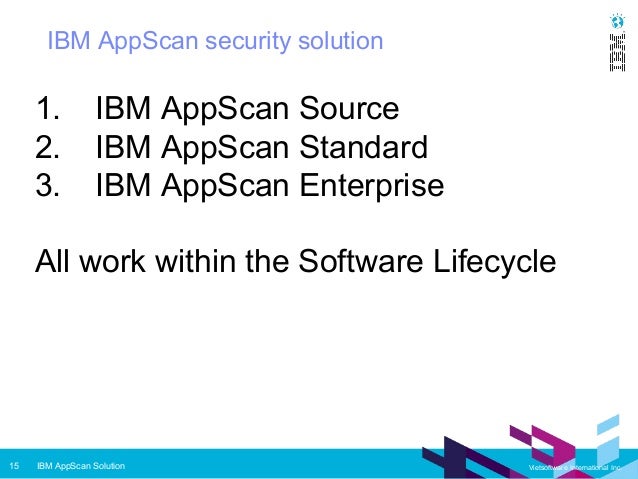 Ibm Appscan The Total Software Security Solution
