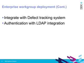 IBM AppScan Source - The SAST solution | PPT