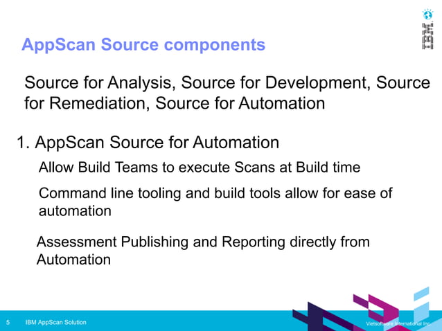 IBM AppScan Source - The SAST solution | PPT