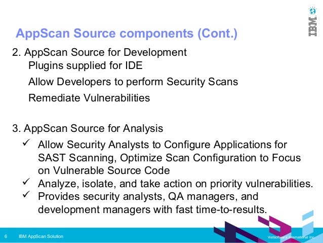 Ibm Appscan Source The Sast Solution